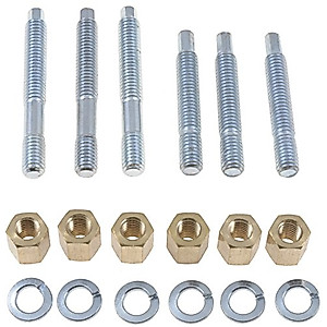 Dorman 03147 Front Exhaust Stud Kit 3/8-16 x 2-1/2 In. and 3/8-16 x 3-1/4 In. Compatible with Select Models