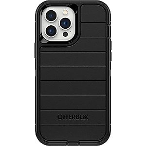 OtterBox Defender Series Screenless Edition Case for iPhone 13 Pro Max & iPhone 12 Pro Max (Only) - Case Only - Microbial Defense Protection - Non-Retail Packaging - Black