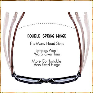 Woodies Polarized Walnut Wood Clear Frame Sunglasses for Men and Women | 100% UVA/UVB Ray Protection