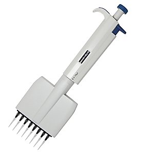 Huwazine Lab micropipette, 8-Channel Adjustable Volume Pipettor,Autoclavable Lower Section (0.5-10ul)