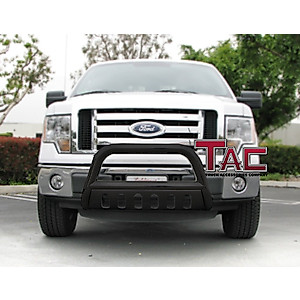 TAC Bull Bar Fit 1998-2012 Ford Ranger/Ranger Edge (Excluded STX Model) Pickup Truck 2.5” Black Front Bumper Grille Guard Brush Guard