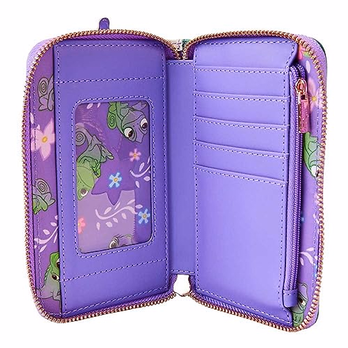 Loungefly Disney Tangled Rapunzel Swinging From Tower Zip-Around Wallet