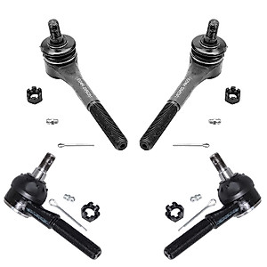 Detroit Axle - Front 16pc Suspension Kit for 95-97 Mercury Grand Marquis Ford Crown Victoria Lincoln Town Car Ball Joints Tie Rods Idler Pitman Arm Adjusting Sleeve Replacement Front Rear Sway Bars