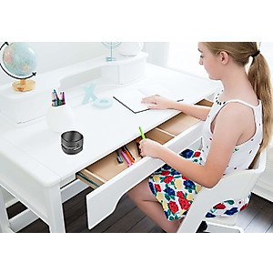 ODISTAR Desktop Vacuum Cleaner, Mini Table dust Sweeper Energy Saving,High Endurance up to 400 mins,360º Rotatable Design for Keyboard/Home/School/Office (Black)