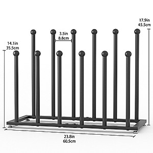SINKHANUN Boot Rack Shoe Organizer - Stainless Steel Boot Organizer for Tall Boots, Rain Boot for Entryway, Closet Floor