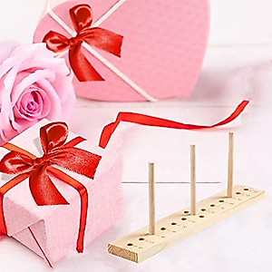 Ahn'Qiraj Bow Maker Bow Maker for Ribbon, Wooden Wreath Bow Maker Tools for Creating Gift Bows, Wreath Ribbons, Bows Trims Decorations Day Bows and Wedding Party Decoration (with Instructions)