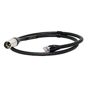 SIRS-E Heavy Duty DMX XLR 3 Pin Male to RJ45 Male 3Ft Cable Adapter for LED Lighting DMX512 Decoders