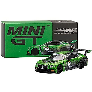 Bentley Continental GT3 (RHD) #7 Winner Liqui-Moly Bathurst 12 Hours (2020) Ltd Ed 1800 pcs 1/64 Diecast Model Car by True Scale Miniatures MGT00238