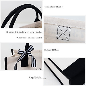 Crisky 50th Birthday Gifts for Women Canvas Tote Bag Vintage 1974 Beach Bag for Sister/Wife/Mom/Aunt/Friends 50th Birthday Gifts,17" x 12" x 7"