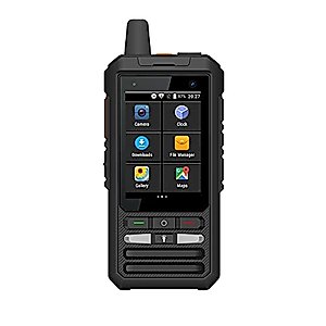 KJD Anysecu W8 Mobile Radio Adroid 8.1 LTE 4G GPS Unlocked POC Radio Suppot Zello Real PTT Platform (W9-US)
