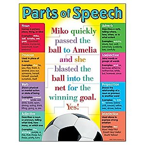 TREND enterprises, Inc. Parts of Speech Learning Chart, 17" x 22"