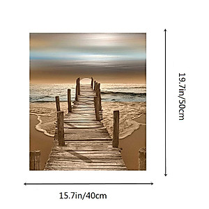 Karyees Beach Sunset Paint by Numbers Kits Beach Sunset DIY Painting by Numbers Beach Sunset DIY Canvas Painting by Numbers Acrylic Painting Home Wall Decor Paint by Number Kits Seaside16x20Inch