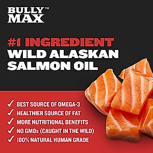 Weight Gainer for Puppies and Dogs by Bully Max | 2 in 1 High Calorie Dog Supplement | Premium Liquid Weight Gainer | Contains Omega 3 Fish Oil and Whey Protein | 16 oz. Bag