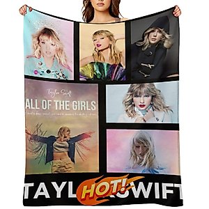 Superstar Blanket Funny Photo Collage Soft Flannel Air Conditioning Blanket Warm Cozy Throw Blanket for All Seasons 50"X40"