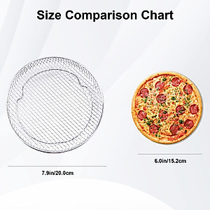 PMIIO Air Fryer Racks 3 Pack Stackable Racks Air fryer universal accessories with Cooking Tongs, Fit all 4.2QT - 5.8QT air fryer,Oven,Pressure Cooker