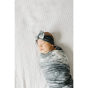 Copper Pearl Large Premium Knit Baby Swaddle Receiving Blanket Thrasher