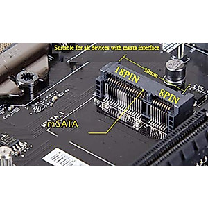 SSD SATA mSATA 120GB Shark Internal Solid State Drive High Performance Hard Drive for Desktop Laptop SATA III 6Gb/s Includes SSD 16GB 32GB 60GB 64GB 120GB 128GB 240GB 250GB 480GB 500GB (120 GB, MSATA)