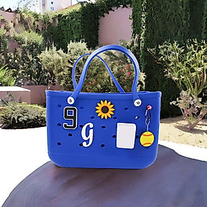 LIGHUFEIC 2Pcs Key Holder for Bogg Bag,Silica Accessories for Bogg Bags,Keychain Hanger for Bogg Bag Insert Charm Carabiner Keychain Compatible with Bogg Bag-Perfect Accessory(Pink)