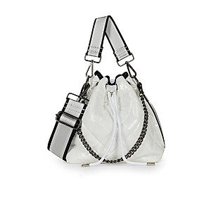 Haute Shore - Lindsey Blanc Puffer Bucket Bag, White Quilted