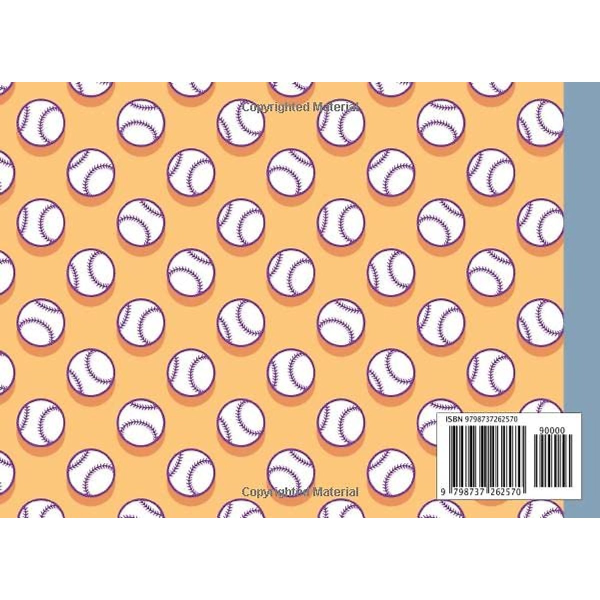 Autograph Book: Baseball Cover | Signatures Blank Scrapbook, Blank Unlined Keepsake, Keepsake Memory Book, Size 8.25" x 6" By Kevin Ippolitto