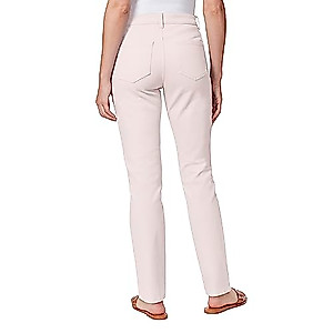 Gloria Vanderbilt Women's Plus Size Amanda Classic High Rise Tapered Jean, Rosy Pink