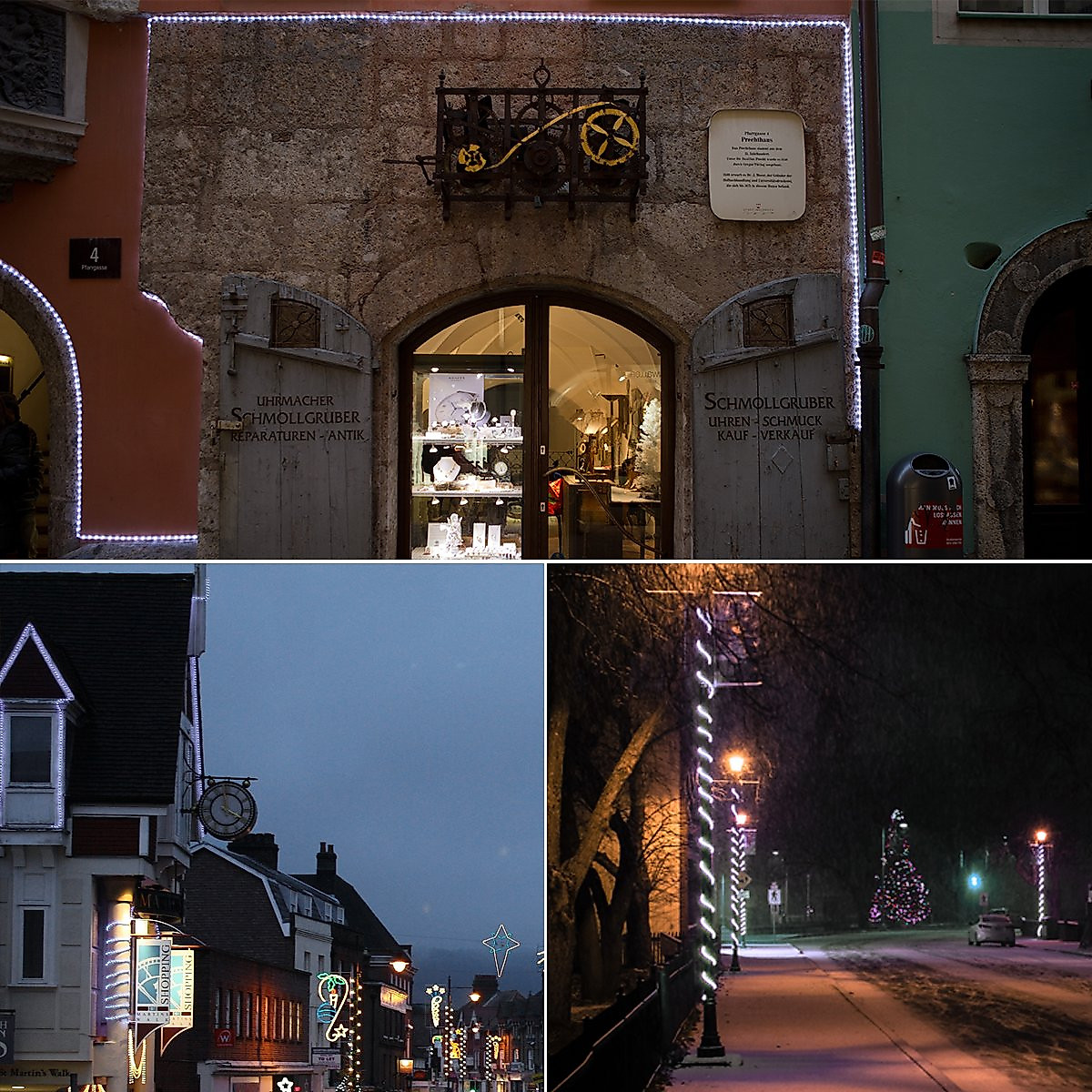 Lalapao Rope Lights 2 Pack Solar Powered Xmas String Lights 120 LED Christmas Fairy Decor Lighting with 8 Modes for Outdoor Indoor Tree Garden Patio Lawn Holiday Bedroom Wedding Waterproof (White)