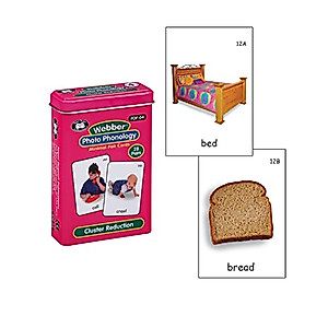 Super Duper Publications | Set of 10 Photo Phonology Minimal Pair Flash Cards Fun Deck Combo | Educational Learning Resource for Children