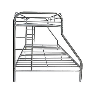 ACME Tritan Twin XL/Queen Bunk Bed - 02052SI - Silver