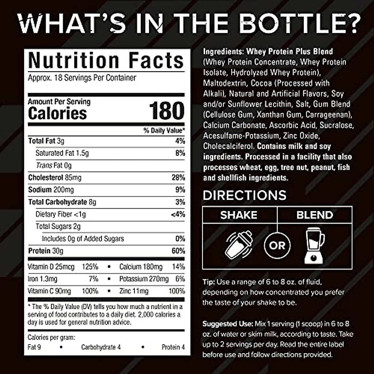 Six Star Elite Series 100% Whey Protein Plus Triple Chocolate 1.8lbs US