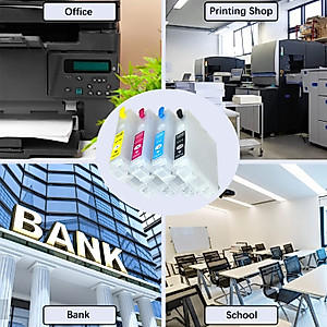 212XL No Chip Replacement Refillable Ink Cartridges Sublimation Ink Cartridges Without Chip & Ink for WF-2850 XP-4100 XP-2100 Empty Ink Cartridges for XP434 XP430 XP440 XP446 WF-2810 WF-2830 Printer