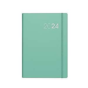 Collins Legacy 2024 Diary A5 Week To View Diary - Business Planner and Organiser - January to December 2024 Diary - Weekly - Mint - CL53.61-24