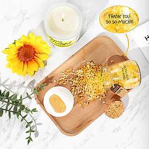 Thank You Gifts for Women, 7PCS Employee Appreciation Gifts Baskets for Women, Thank You Appreciation Gifts for Coworkers Teacher Principal Boss Secretary Nurse - Spa Gratitude Glass Cup Gift Box