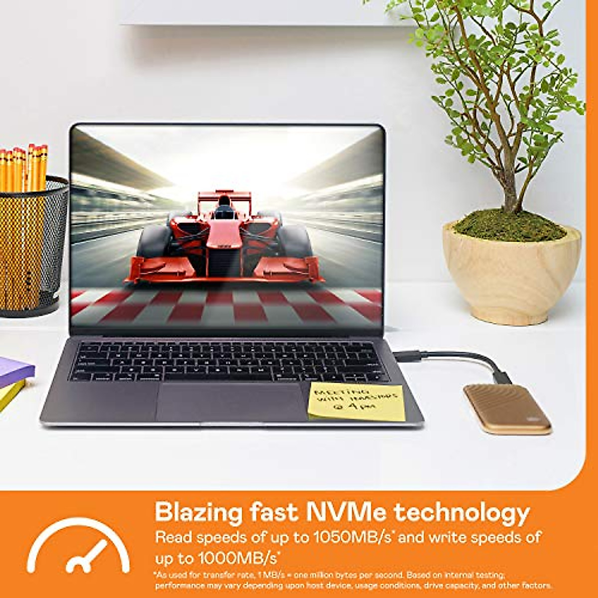 Western Digital 2TB My Passport SSD Portable External Solid State Drive ...