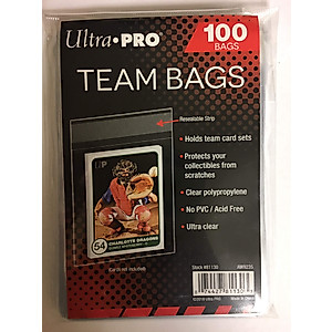 Bundle of 300 Ultra Pro Team Bags (100) Graded Card Sleeves (100) One Touch Bags (100) New in The Pack Y_AB