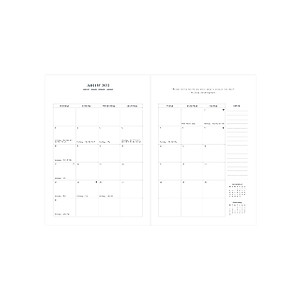 Letts Mineral A5 Week to View 2022 Diary - Slate