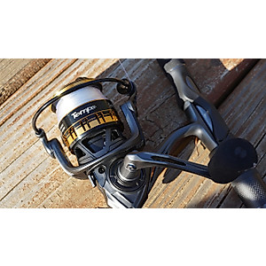 Tempo Spinning Reel, 9+1 BB Smooth Fishing Reels, Max Drag up to 38.6 LBs, with Harder GV Rotor, Ultralight Spinning Reels, Braid Ready Spool