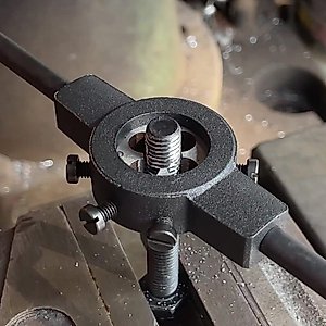 Burkit 5/8"-24 UNEF Round Threading Die, 5/8 x 24 UNEF Machine Thread Die Right Hand