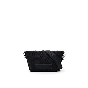 Desigual Accessories Fabric Across Body Bag, Black
