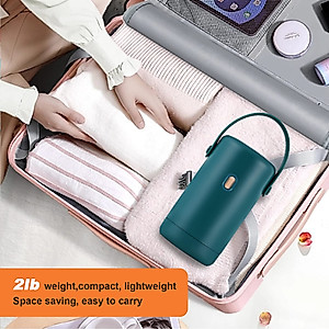 Portable Cloth Dryer Travel Cloth Dryer with Large Drying Bag 17.9x5.8in Foldable Electric Cloth Drying Rack Small Cloth Dryer Suitable for Swimwear, Socks, Tank Tops, Panties, Underwear, Baby and Pet