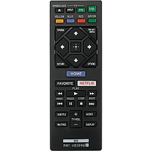 Remote Control Sony RMT-VB201U Remote fit for Sony Blu-ray DVD Player BDP-S3700 BDP-BX370 BDP-S1700 UBP-X700 BDPS3700 BDPBX370 BDPS1700 UBPX700 BDP-S1700ES