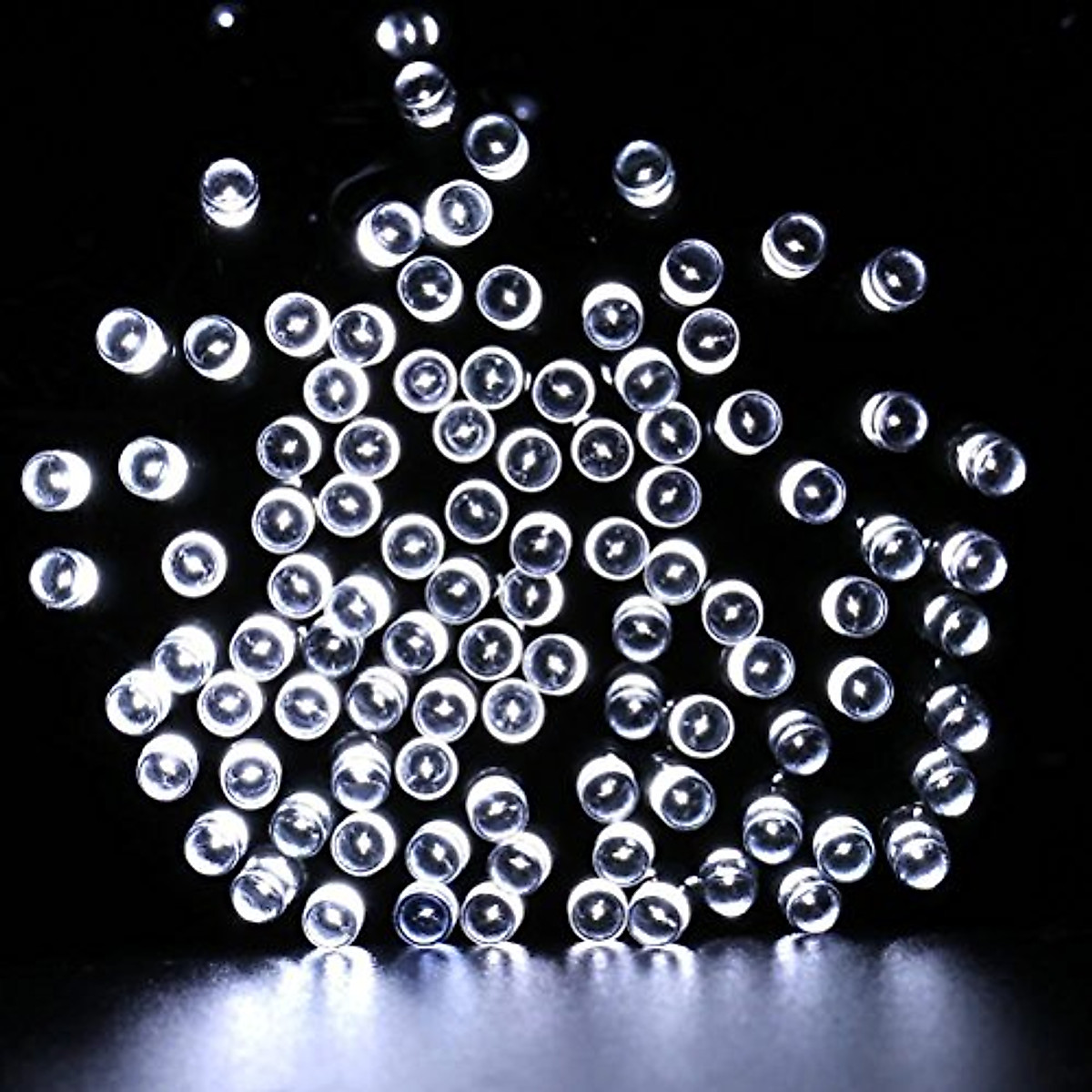 balacoo Christmas Lamp- Solar Powered String Lights Fairy Outdoor String Decorative Lights 72ft 200 LED Solar Ambience Starry Lights for Outdoor Garden Home Wedding Christmas Party Waterproof (White)