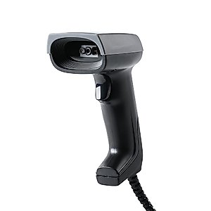 BizPal Wired 1D & 2D Barcode Scanner, Wide-Angle Lens Easy Coverage, Fast Scanning, Ergonomic Handle, Anti-Shock, Suitable for Store, Restaurant, Pharmacy, Clothing Industry, Plug and Play BSC-2000