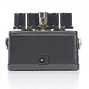 DOD Carcosa Analog Fuzz Pedal Silicon style Fuzz Guitar Pedal Bundle with Two Switchable Modes and Tunable Bias and Lowpass Filter with 2 Patch Cables and ac power adapter