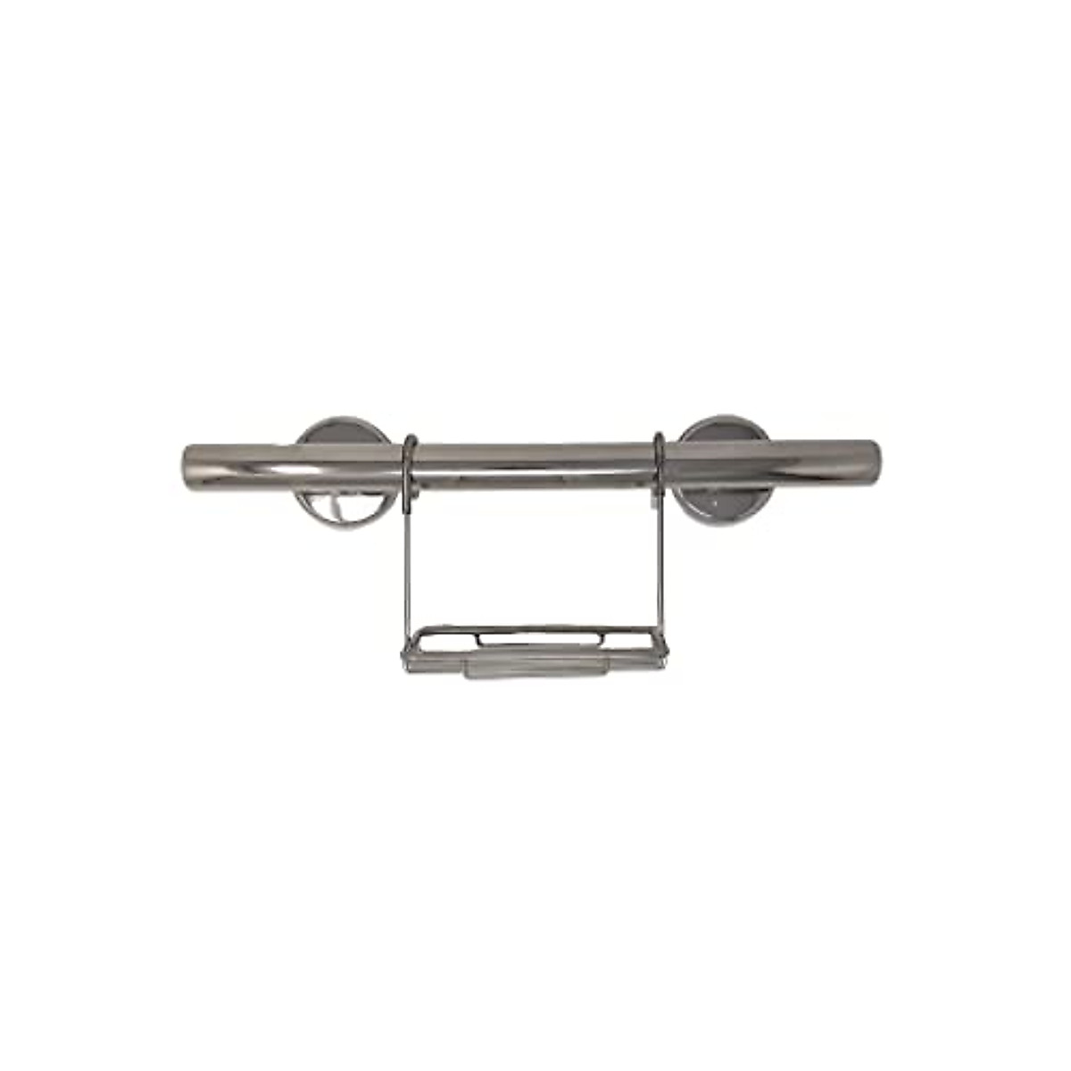 CSI Bathware Universal Wire Accessory Tray for Grab Bar, Small (Polished Stainless)