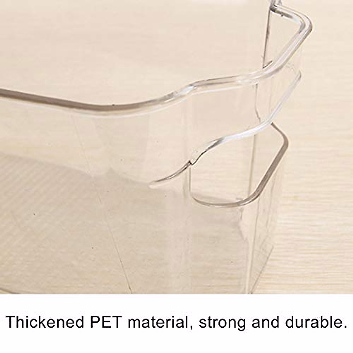 Egg Holders, Fruit Vegetable Organizer Tray Freezer Fridge Drawer Pantry Clear Storage Rack One Color 1