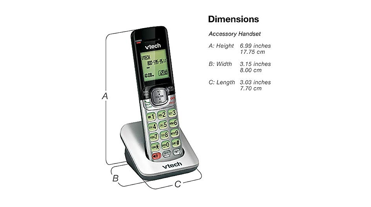 VTech CS6529-3: 3-Handset Cordless Phone + Answering System