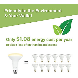 Sigalux Dimmable LED Flood Lights, BR30 Bulbs, 650LM 2700K Soft White, E26 Base, UL Listed, Pack of 6