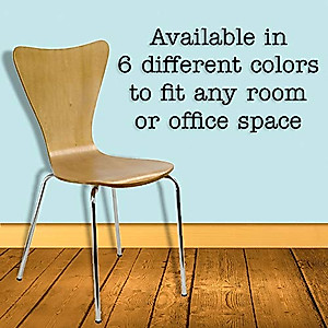 Legare Modern Ergonomic Bent Plywood Chair for The Home, Office, or Work Space, Natural