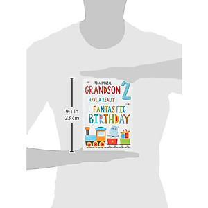 Regal Publishing Juvenile Birthday Card Age 2 Grandson - 9 x 6 inches -
