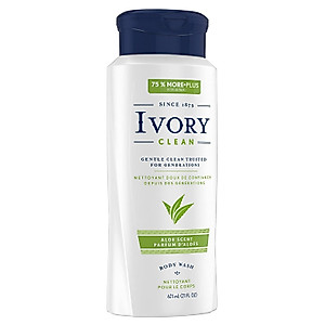 Ivory Scented Body Wash, Aloe 21 oz (Pack of 5)